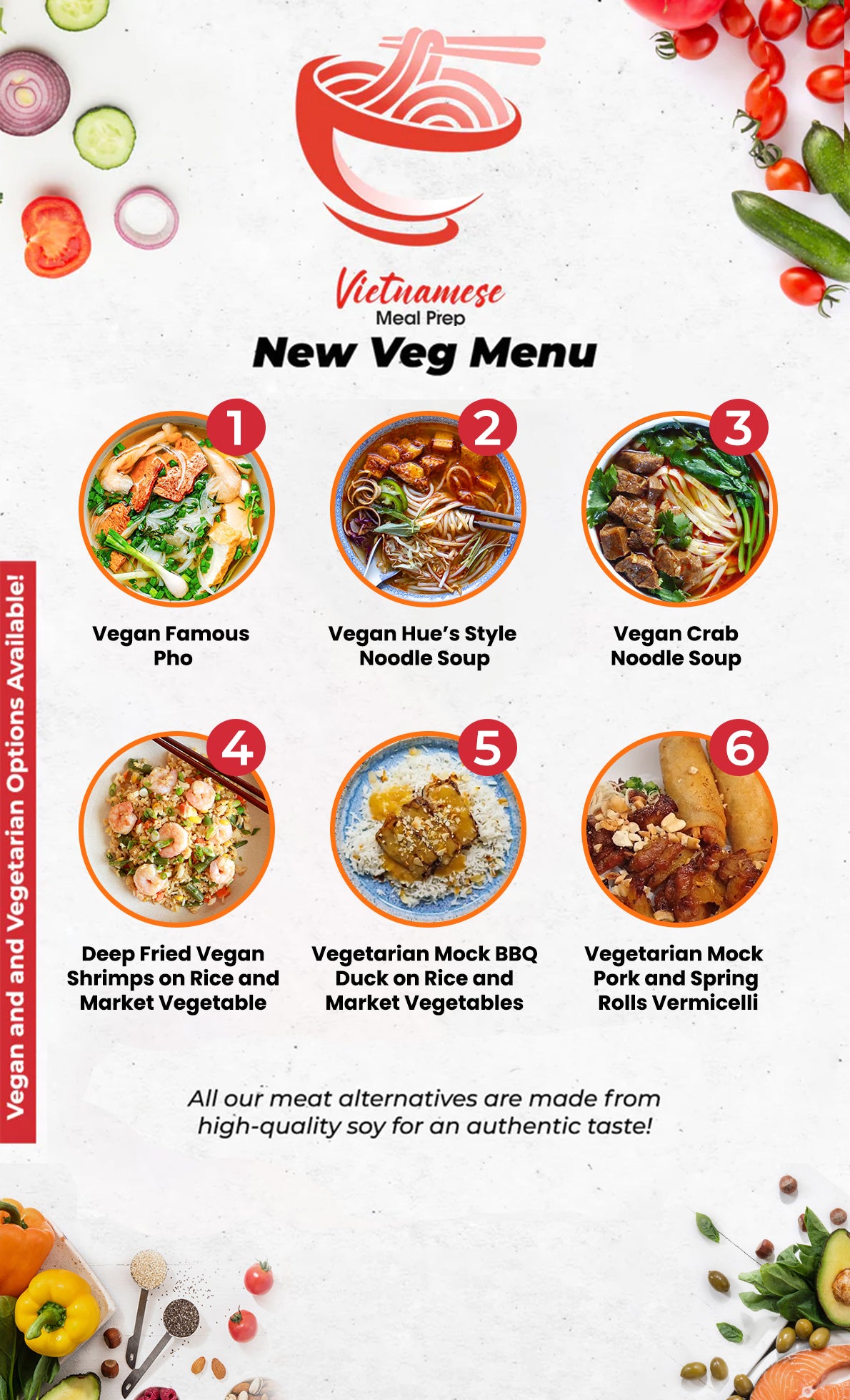 WEEKLY VEG 12 MEALS PLAN + FREE SHIPPING! – Vietnamese Meal Prep